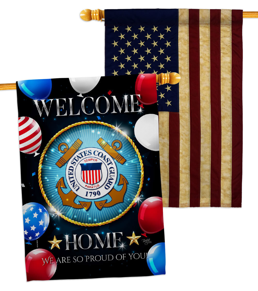 Breeze Decor 3.3 x 2.3 ft. House Flag | Wayfair