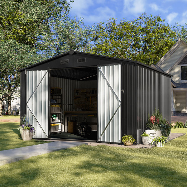 Aoxun Outdoor Storage Shed With Floor & Reviews | Wayfair