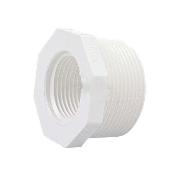 Plumbing N Parts 1.25 in.x 0.75 in. White Plastic PVC Bushing PNP-38219 ...