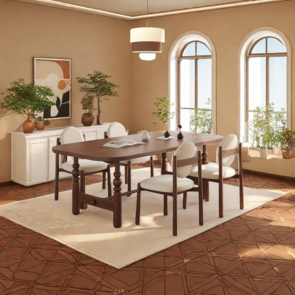 Beicang Home Vintage solid wood creative dining table set | Wayfair