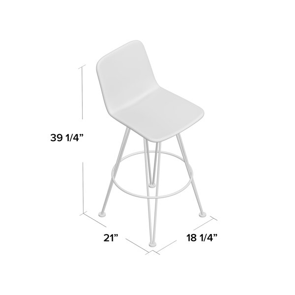 George Oliver Octavius 27" Patio Bar Stool & Reviews | Wayfair
