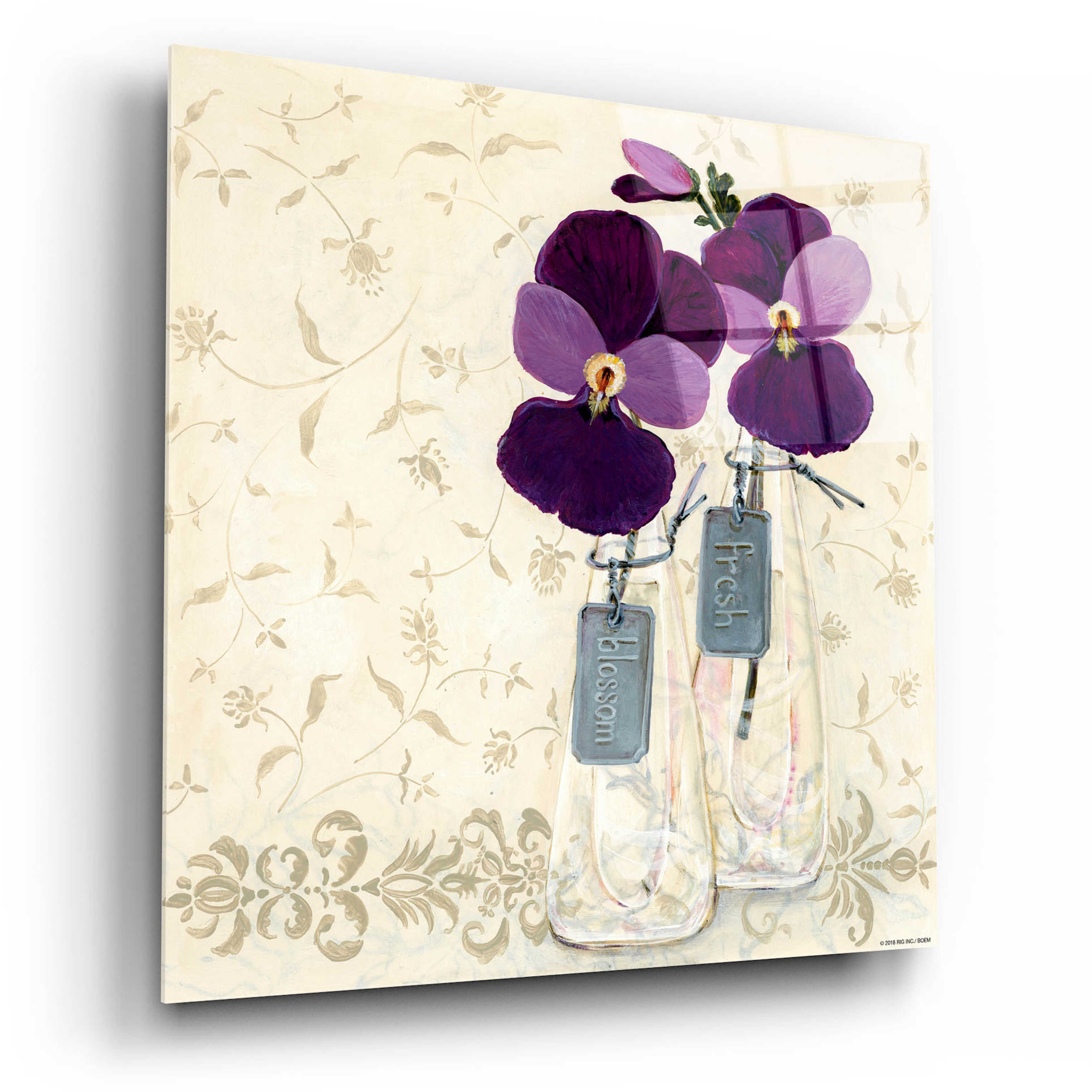 Red Barrel Studio Epic Art 'Inspired Purple' By Jadei Graphics, Acry ...