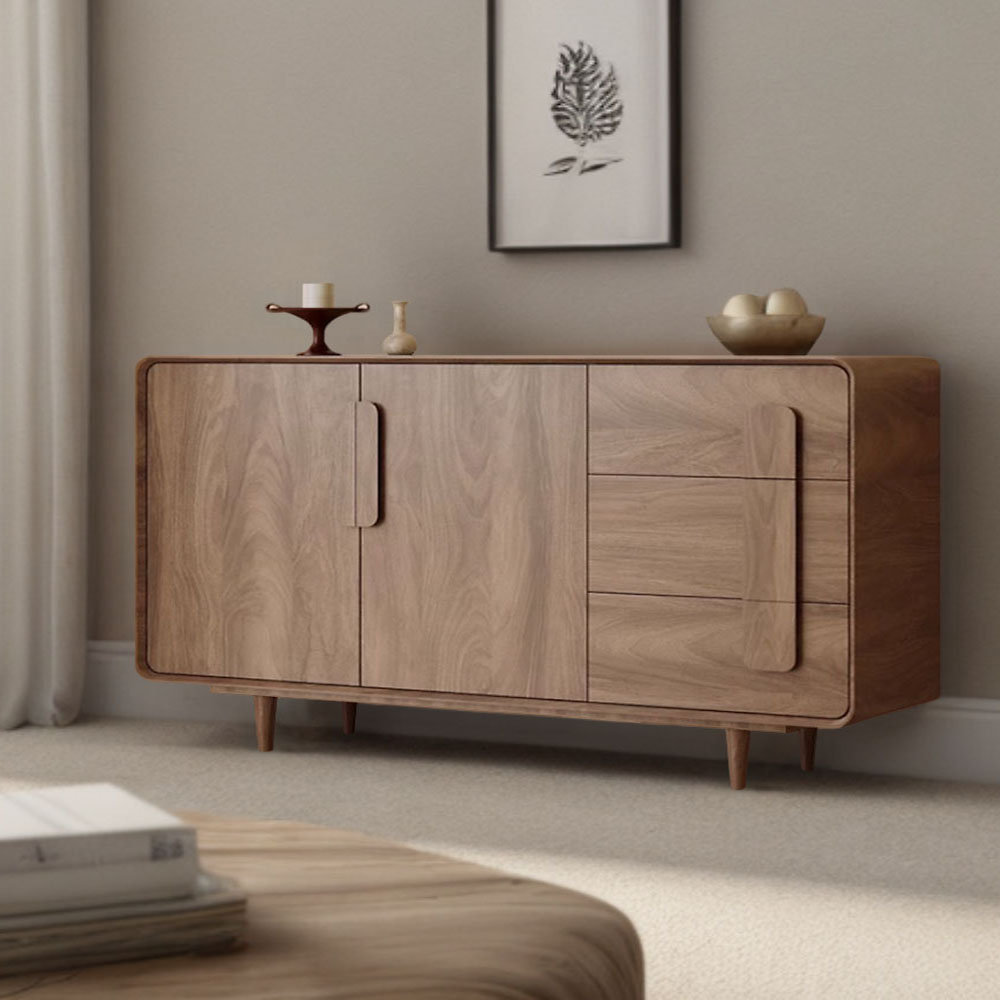 DineElegance.r Solid wood modern simple sideboard cabinet - Wayfair Canada