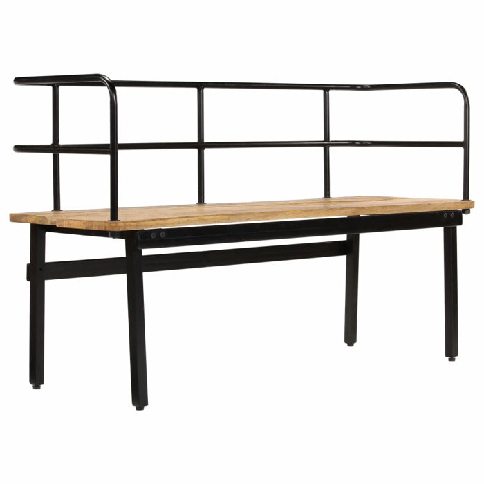 Borough Wharf Dickens Wood Bench & Reviews | Wayfair.co.uk