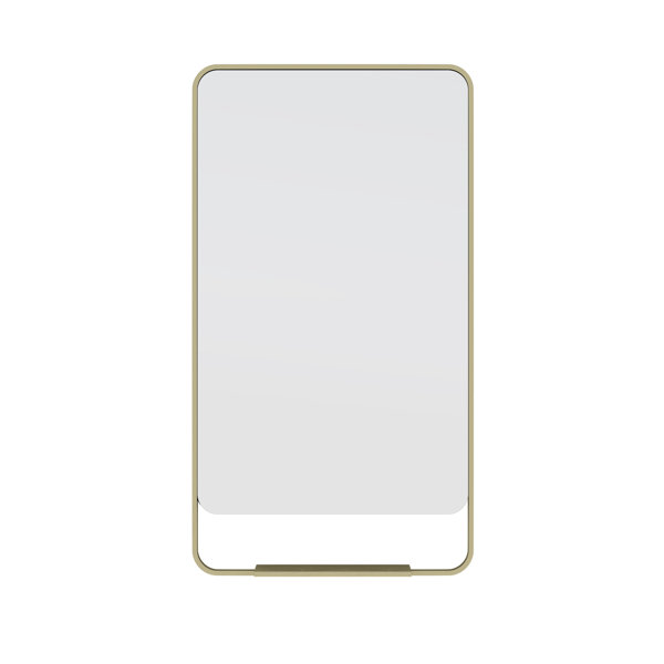 Glass Warehouse Rey Radius Corner Mirror with Shelf & Reviews - Wayfair ...