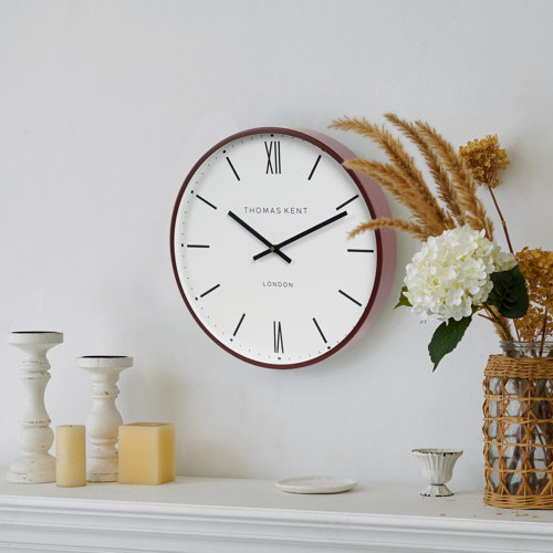 Mike & Melissa Metal Wall Clock & Reviews | Wayfair