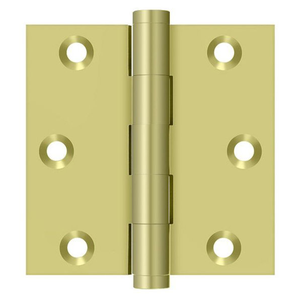 Deltana 3" H x 3" W Solid Brass Square Door Hinge | Wayfair