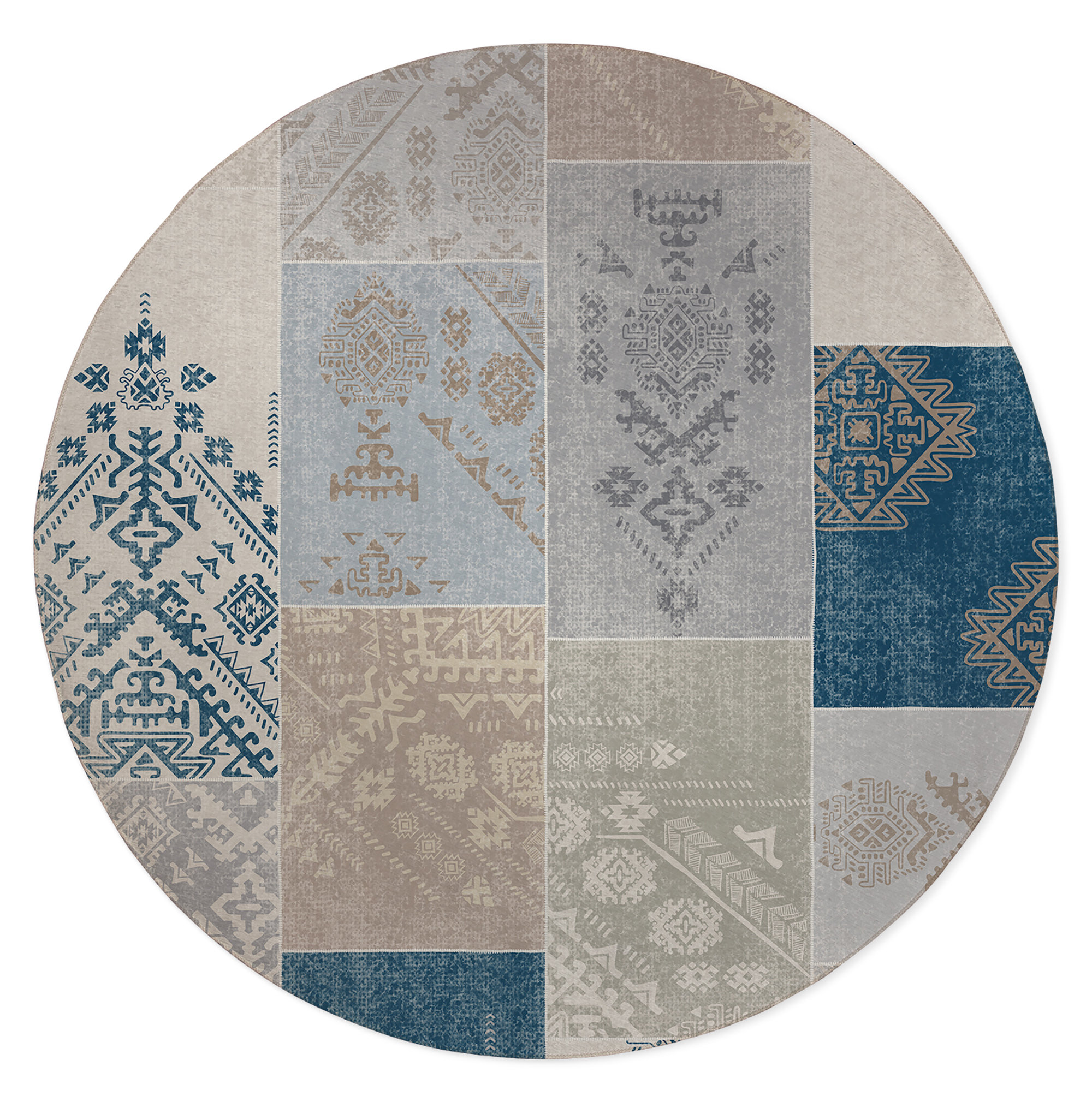 KAVKA DESIGNS Straight Round Chair Mat | Wayfair