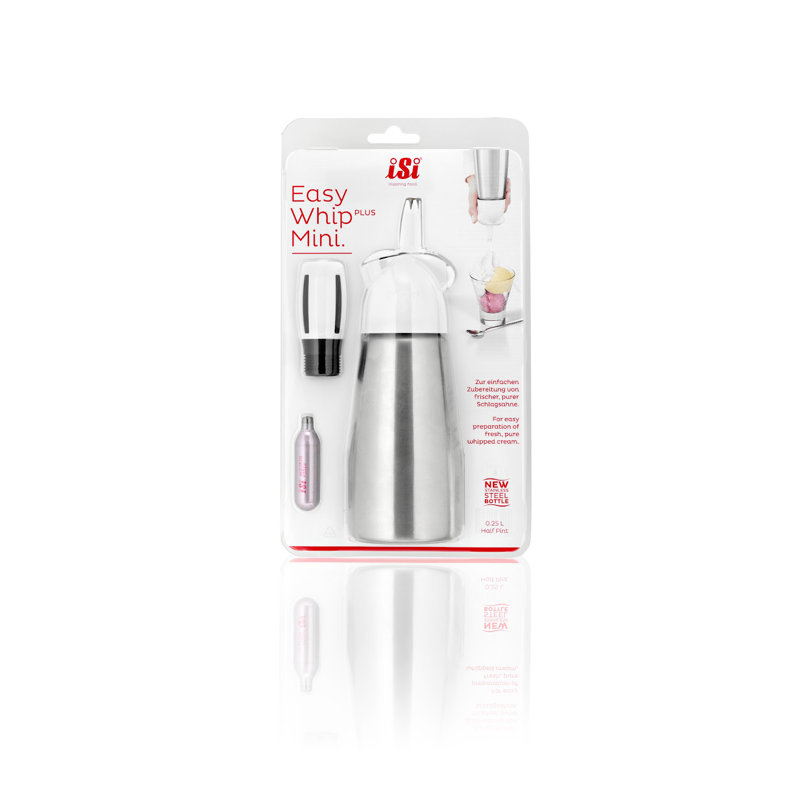 iSi North America Isi Easy Whip Plus Mini Whipped Cream Maker, In ...