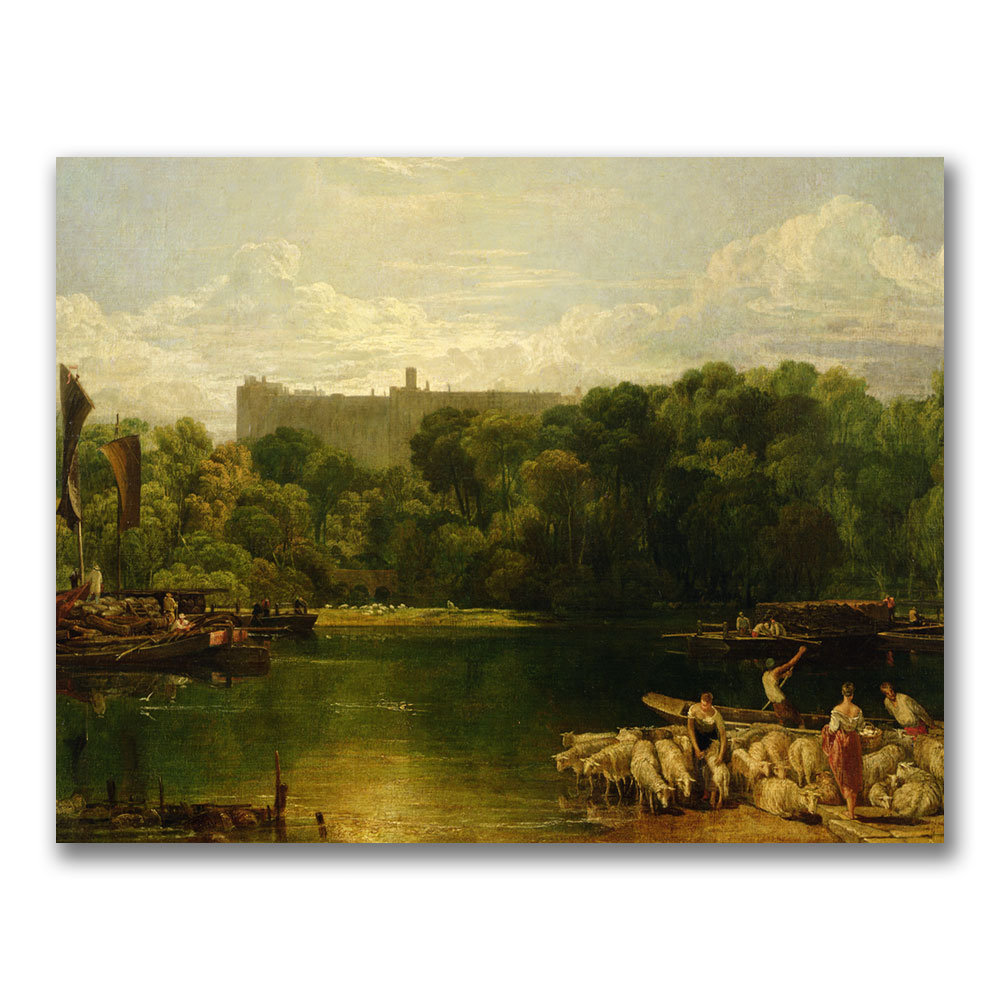 Charlton Home® "Windsor Castle from the Thames" by Joseph Turner ...