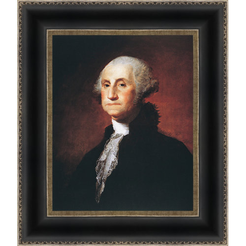 Alcott Hill® 'George Washington' Framed Watercolor Painting Print ...