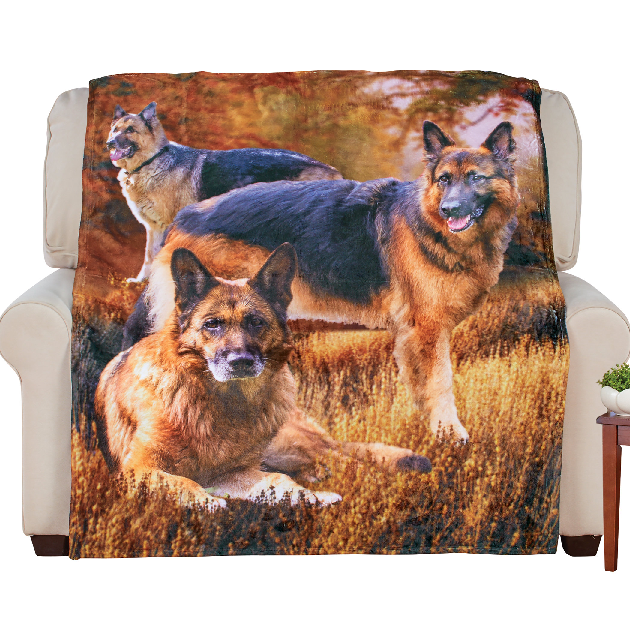 Winston Brands Realistic Dog Breed Cozy Throw | Wayfair