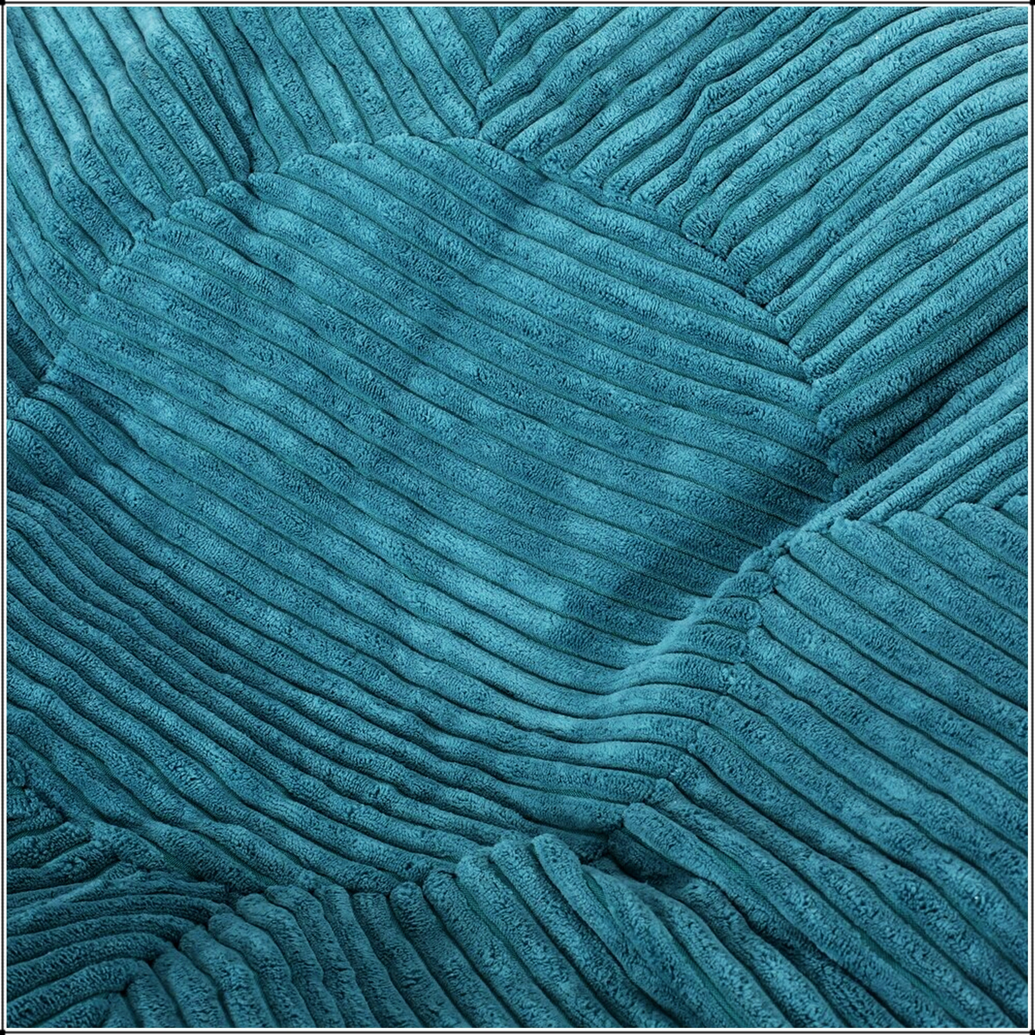 Latitude Run® Kenli Modern Corduroy Polyester 3 Foot Bean Bag Chair ...