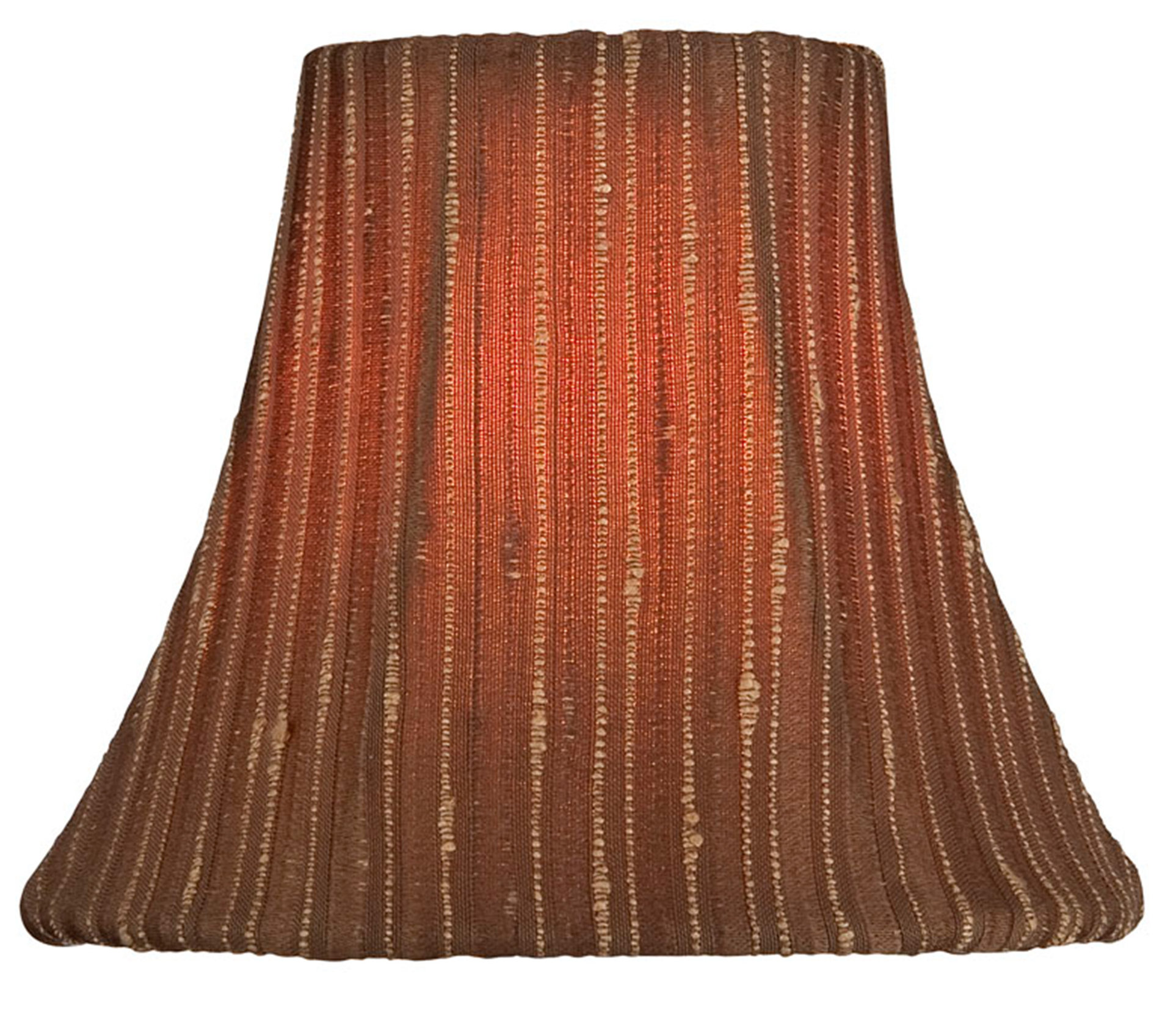 Union Rustic 5" H Linen Bell Lamp Shade ( Clip On ) in Red | Wayfair