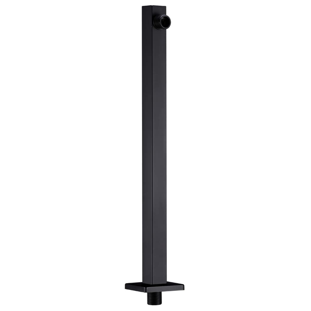 Symple Stuff Shower Support Arm Square Stainless Steel 201 Black 40 cm ...