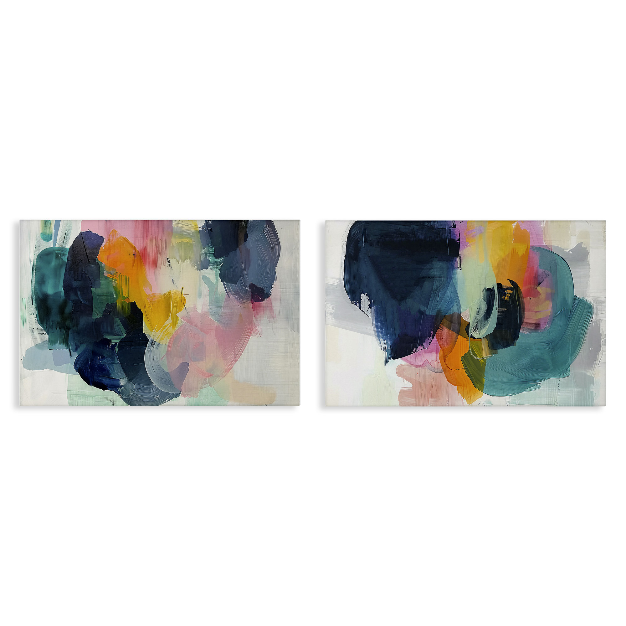 Orren Ellis Modern Restless Abstract 2 PC Canvas Wall Art Set by Irena ...