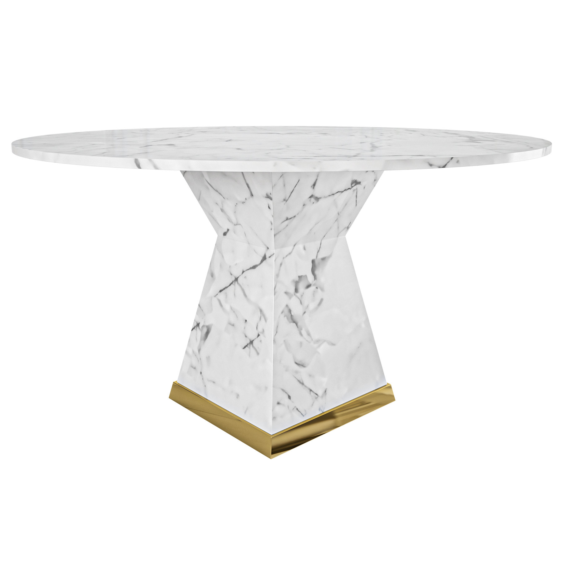 Les Aravalli Simone Round Dining Table | Wayfair
