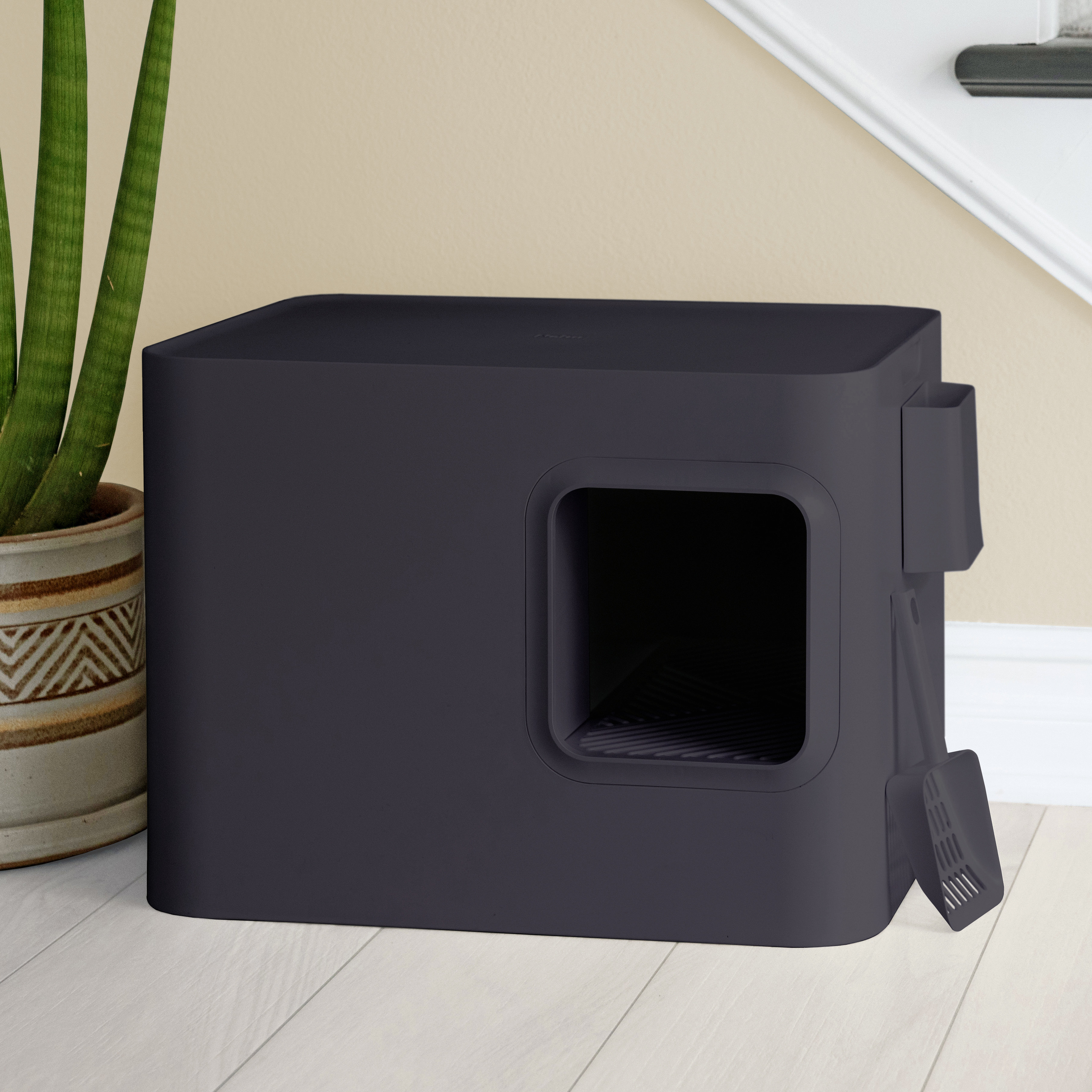 Archie & Oscar™ Plastic Cat Litter Box Enclosure with Scoop & Reviews ...