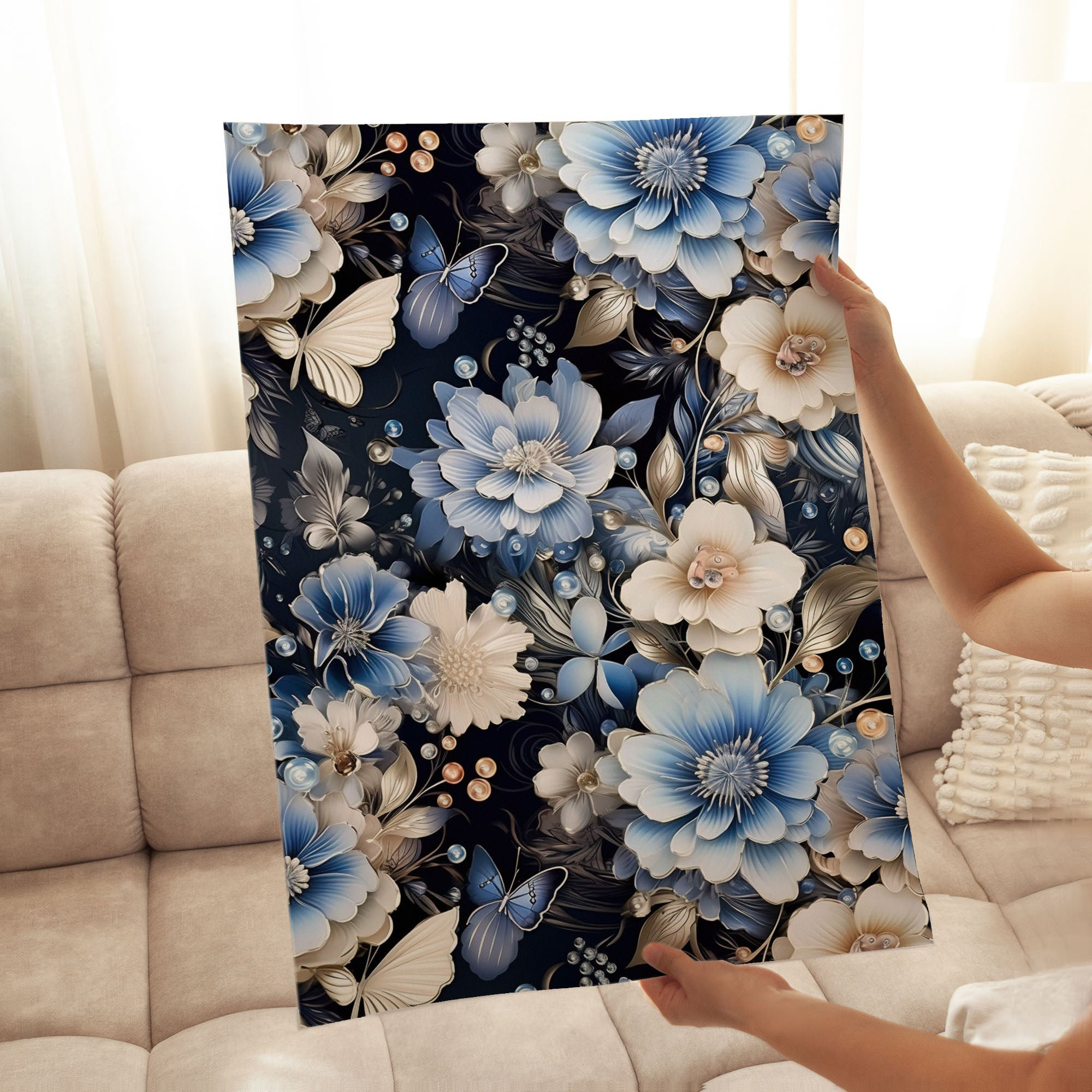 Winston Porter Floral Floral Symphony I Classical Unframed Art Print ...