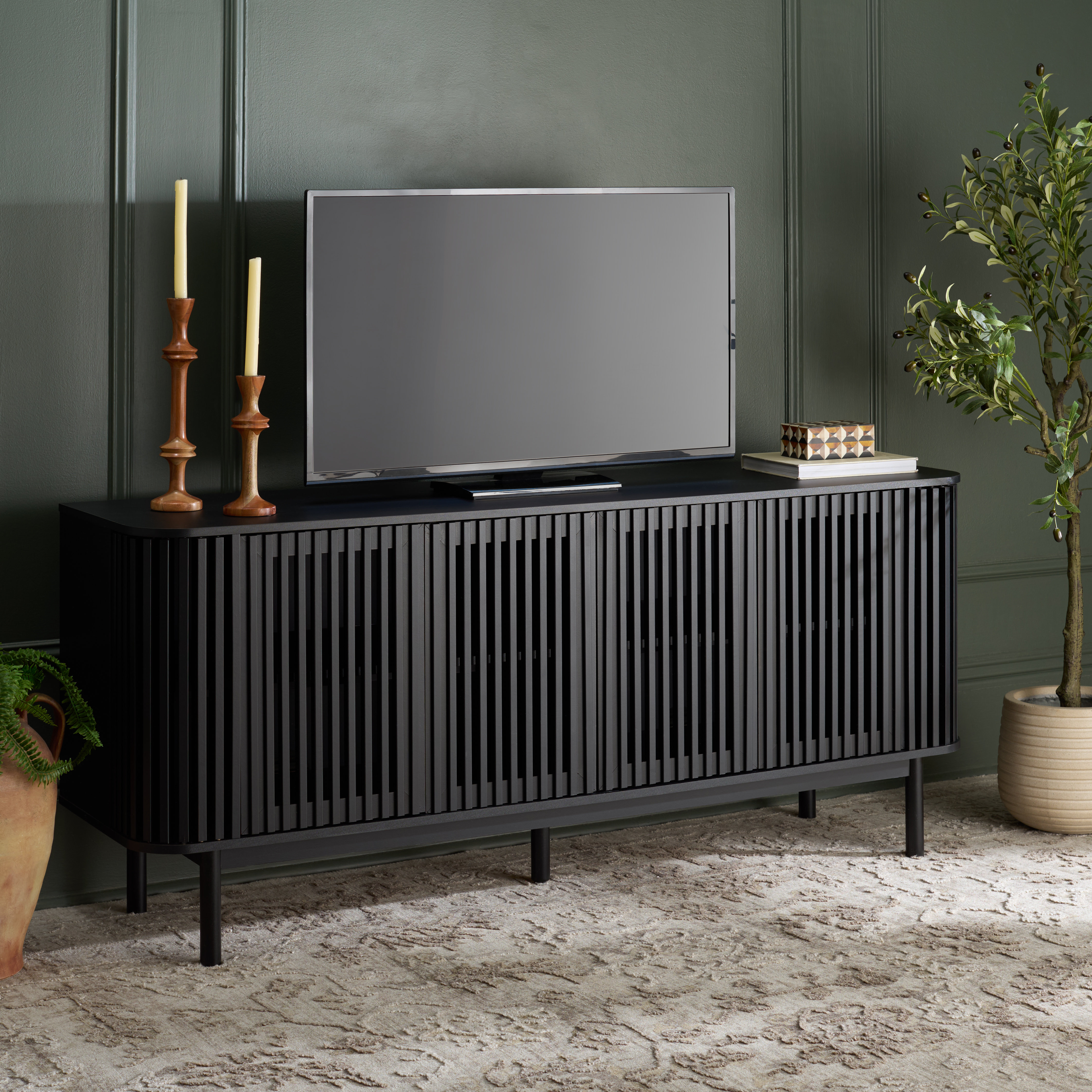 Red Barrel Studio Buffet / meuble télé 4 portes Adiel - Wayfair Canada