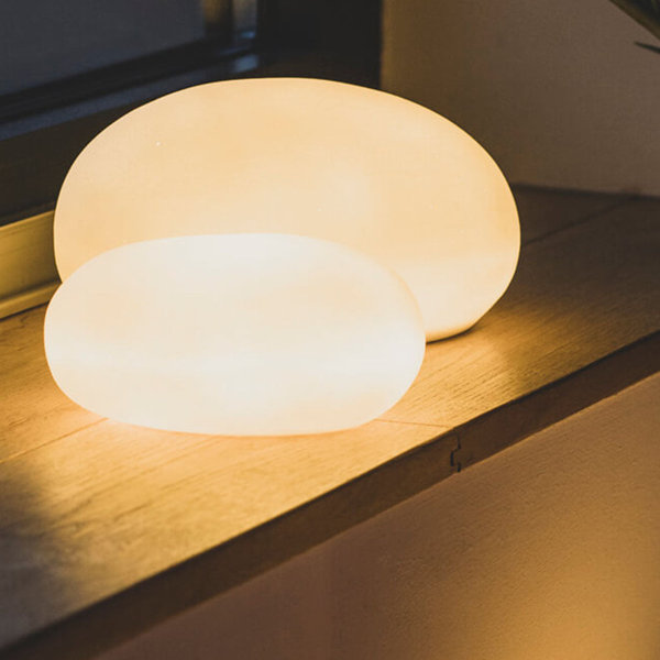 Räder Light Pebble - Matte Porcelain with LED Light & Reviews | Wayfair