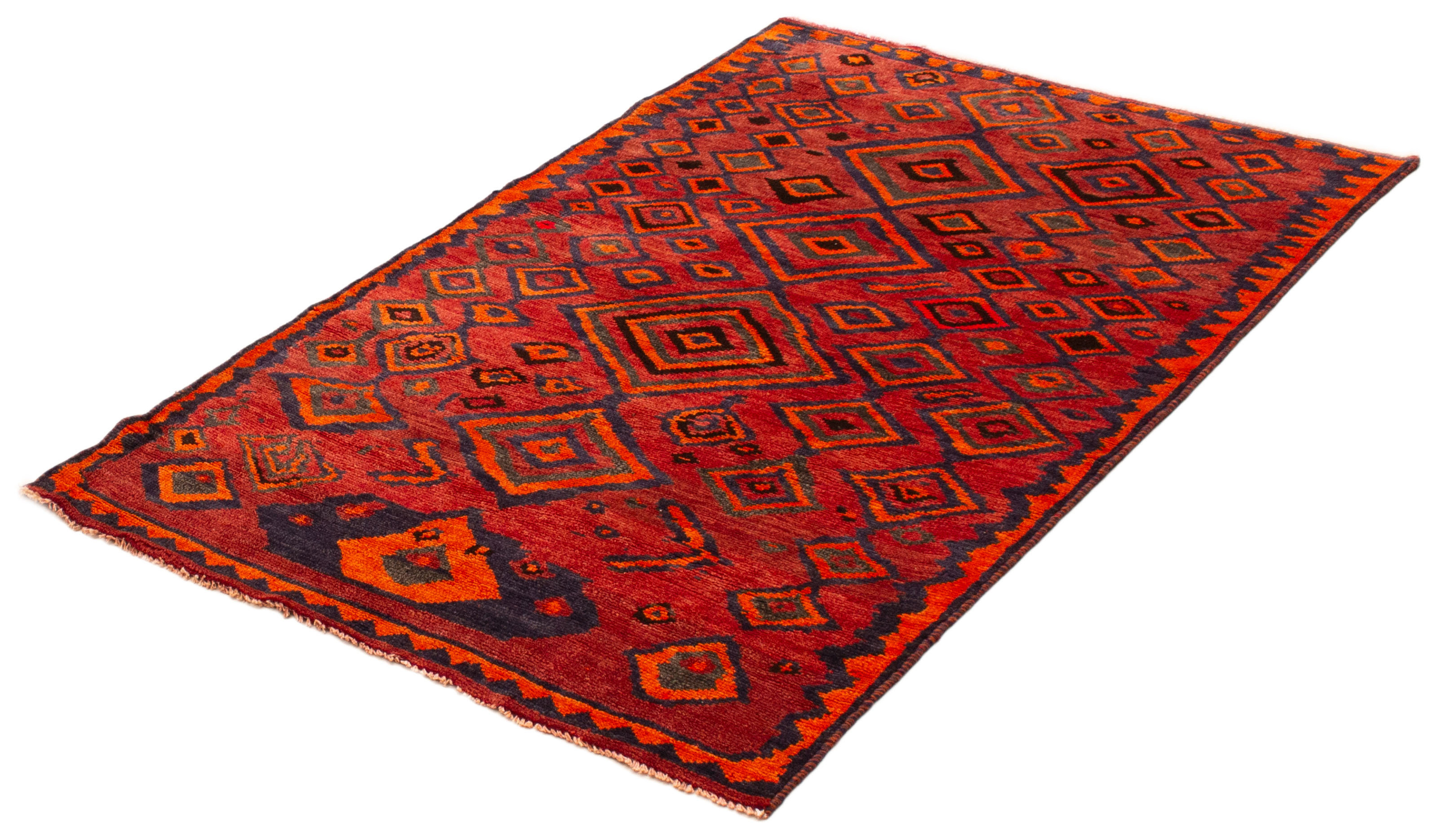 Bloomsbury Market One Of Kind Handmade Melis Vintage Red Rug 4'9" x 6'8 ...