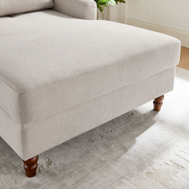 Charlton Home® 38.58 Inch Upholstered Chaise Lounge & Reviews | Wayfair