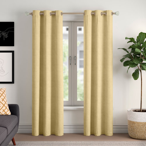 Wayfair | Yellow & Gold Curtains & Drapes You'll Love in 2024