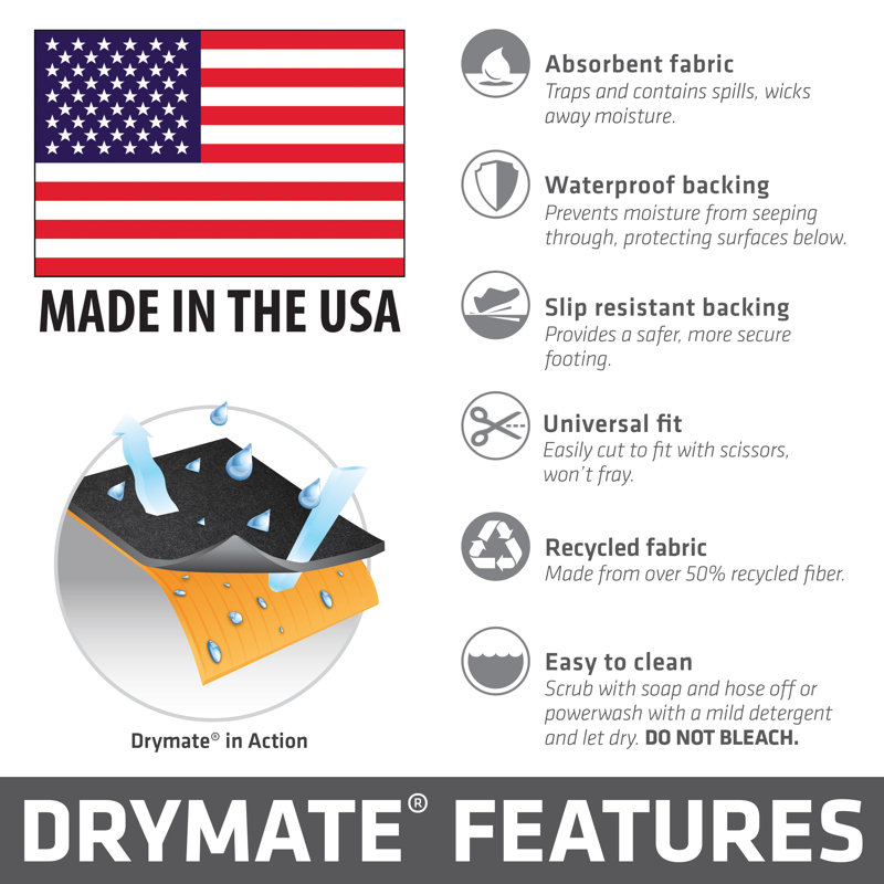 Drymate Garage Floor Mat, Protective Garage Flooring, Transforms Garage ...