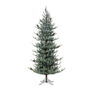 Park Hill Collection Green Most Realistic Artificial Spruce Flocked ...