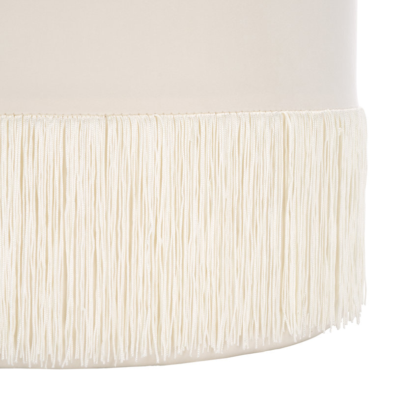 Ebern Designs Dishner Ottoman With Tassel & Reviews | Wayfair