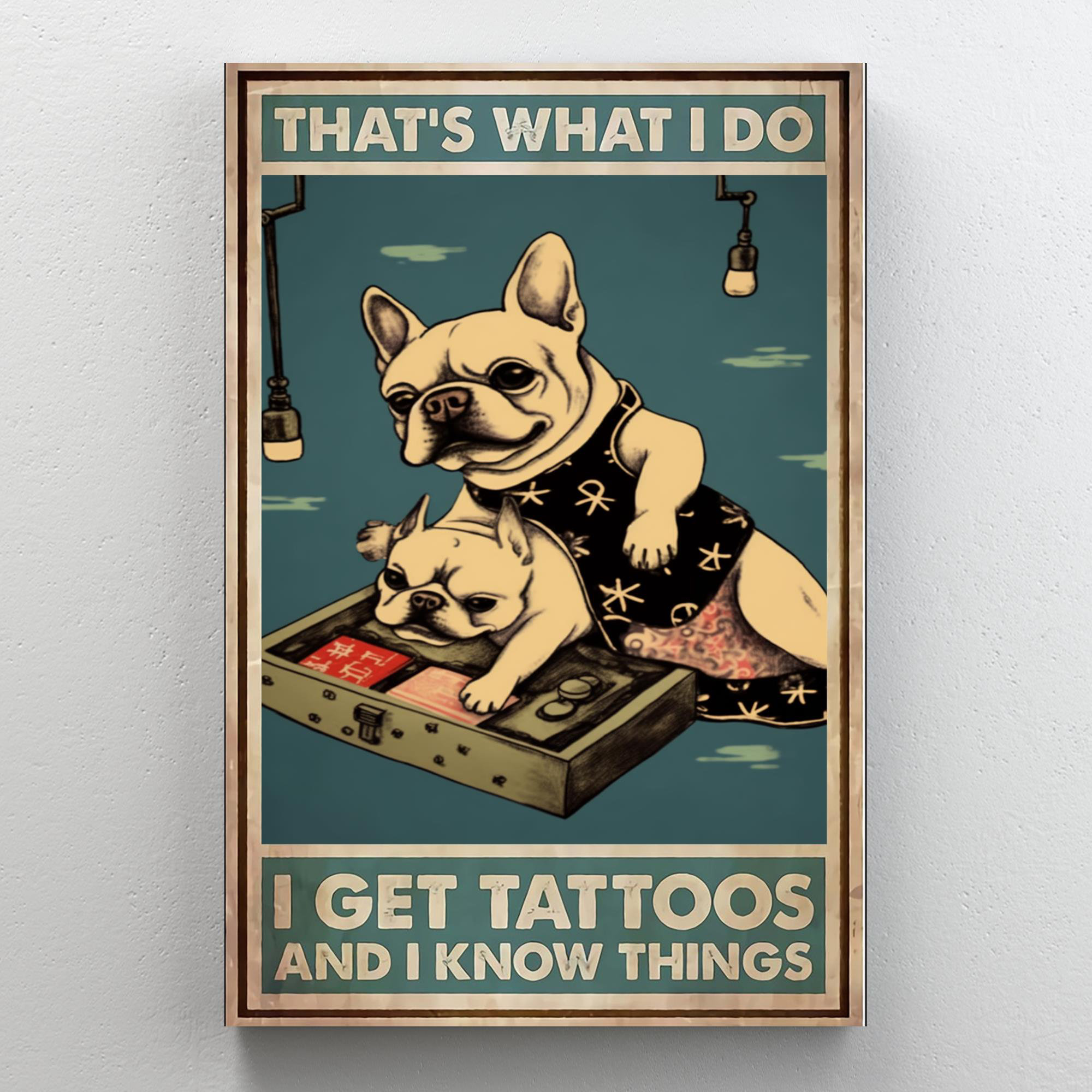 Trinx Gog I Get Tattoos And I Know Things - 1 Piece Rectangle Graphic ...
