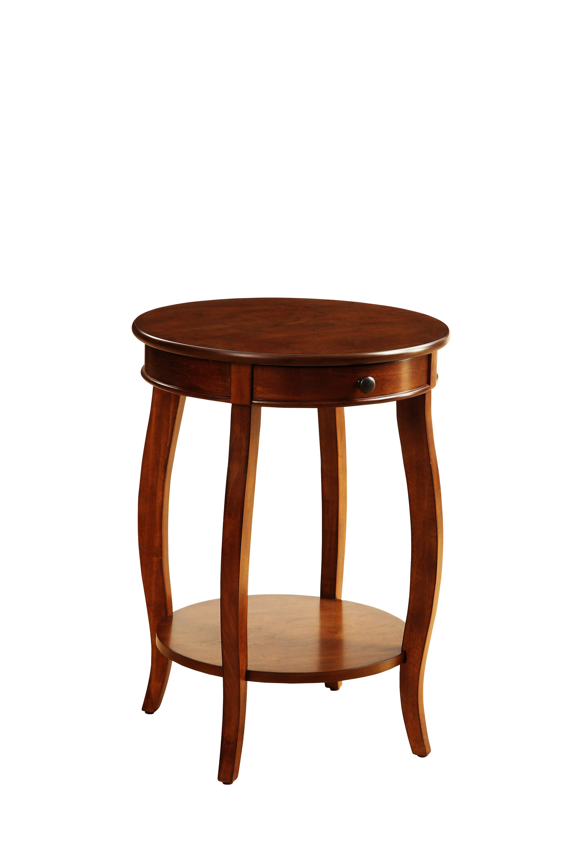 Winston Porter Alysa Walnut Finish Accent Table - Wayfair Canada