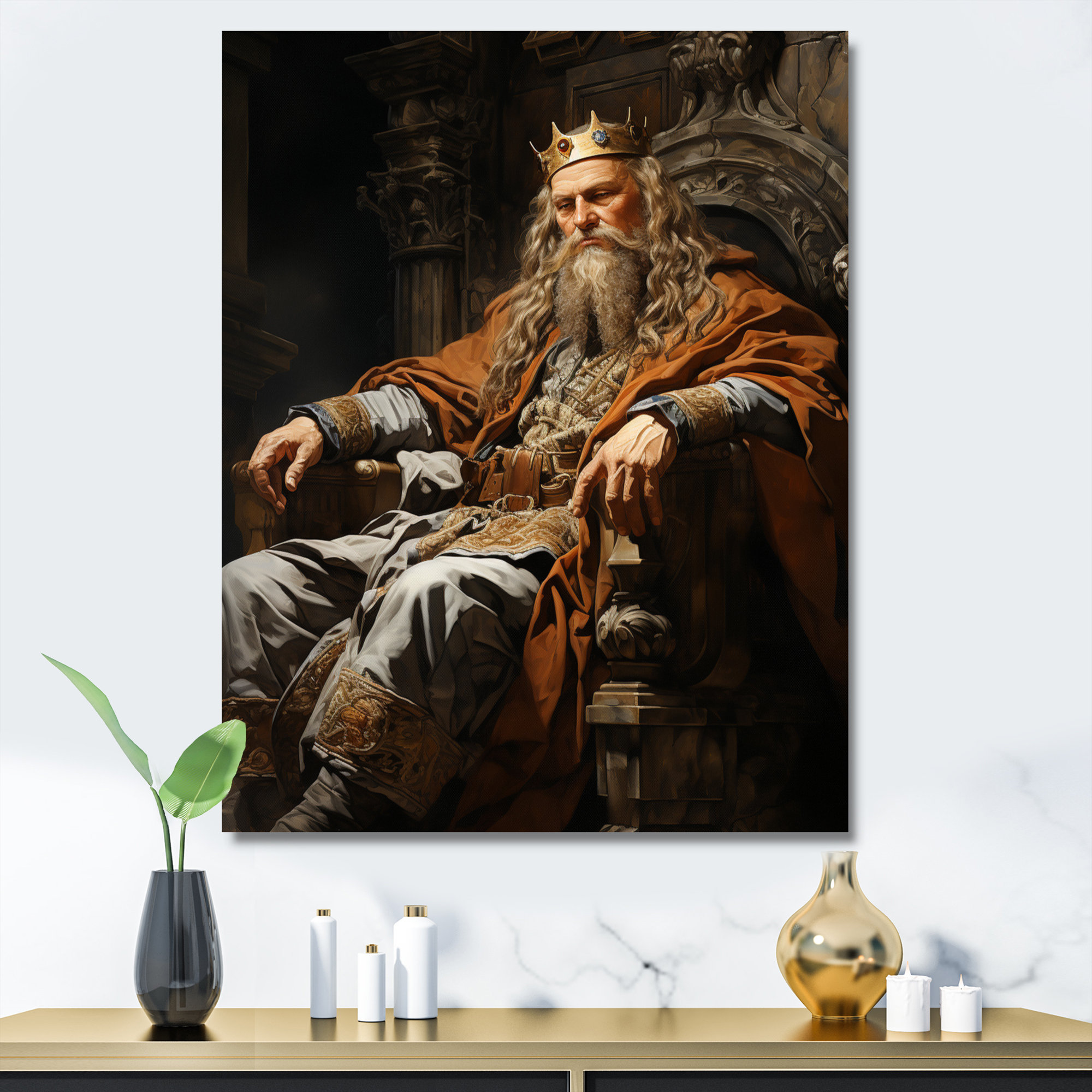 Darby Home Co Emperor Frederick Ii Portrait - Emperor Canvas Print ...