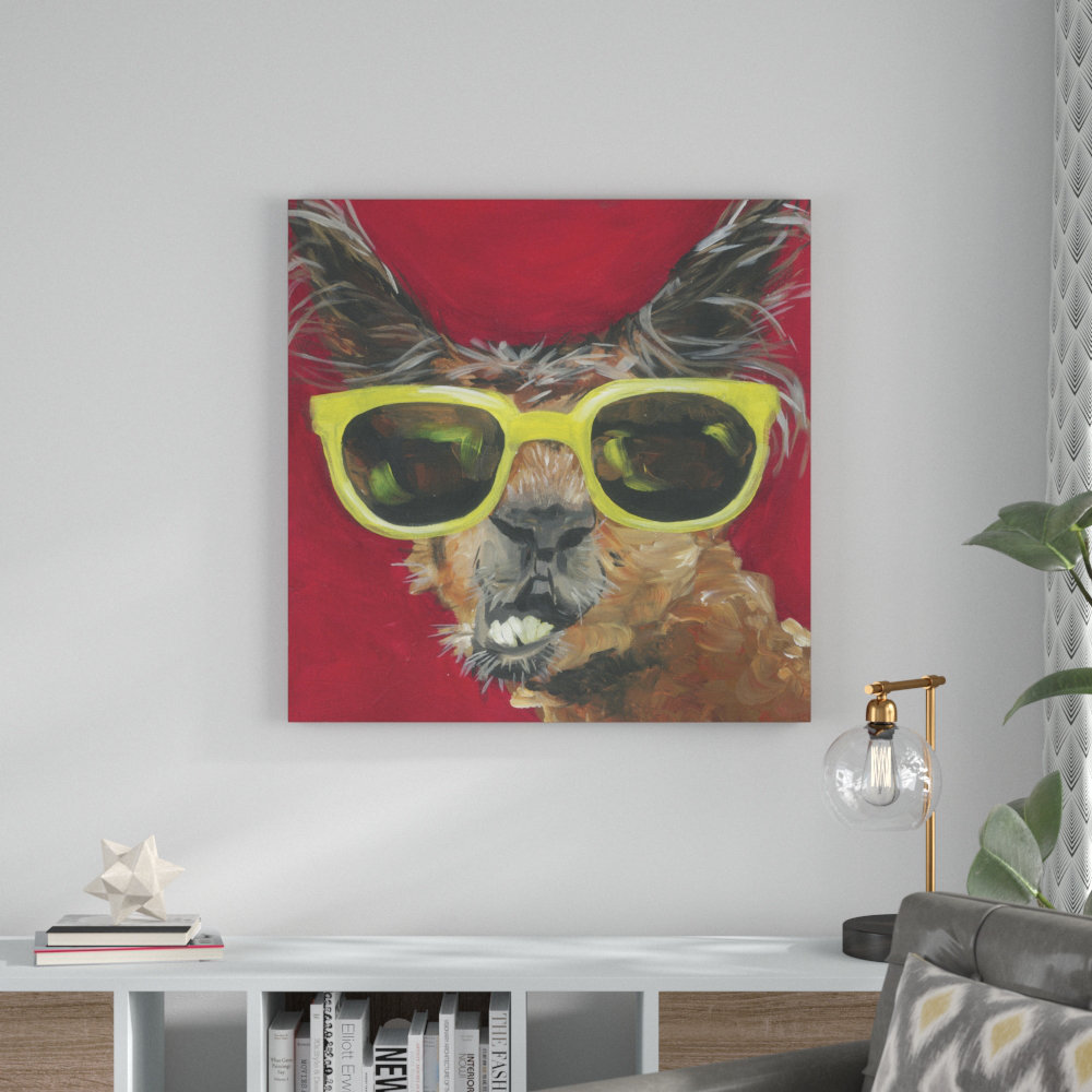 Wrought Studio™ 'Dapper Animal IV' Painting on Canvas | Wayfair