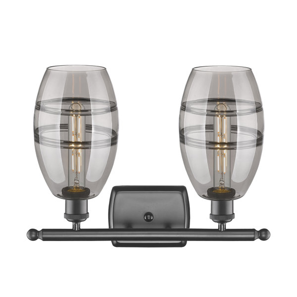 2 Light Bronze Bathroom Vanity Lighting You'll Love | Wayfair