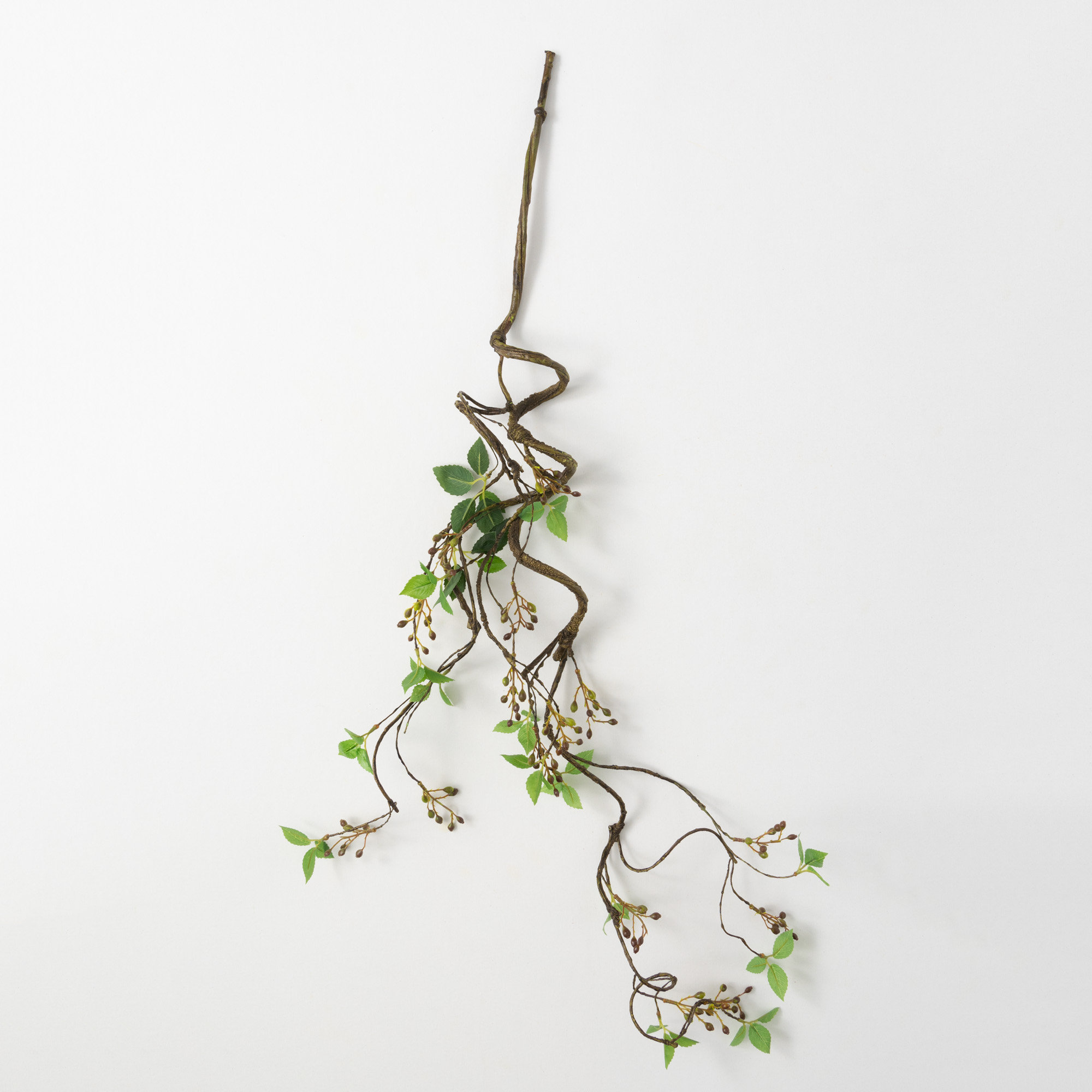 Primrue Blair Curly Branch Berry Leaf Stems | Wayfair