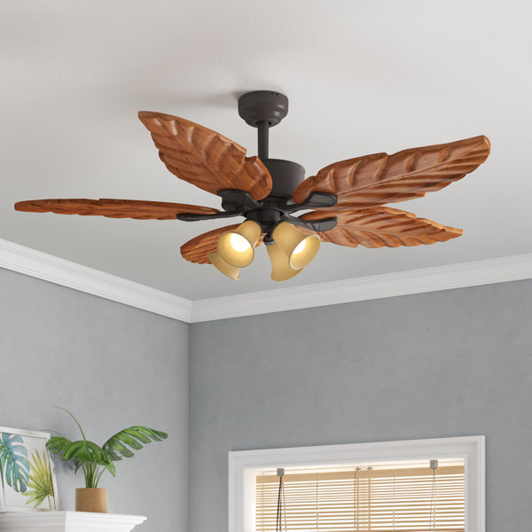 Leaf Blade Ceiling Fans You'll Love | Wayfair