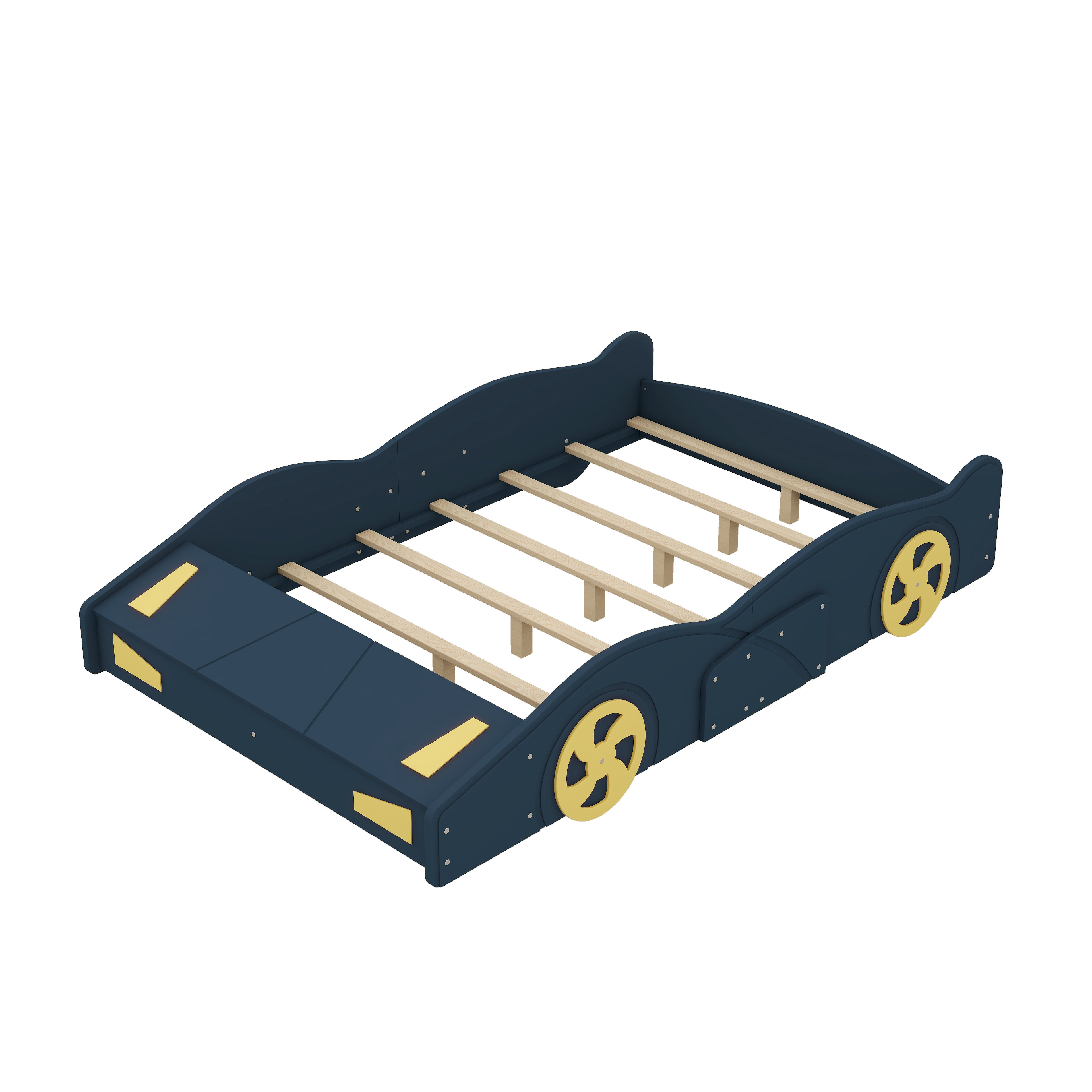 Zoomie Kids Aadison Full Size Race Car-Shaped Platform Bed - Wayfair Canada