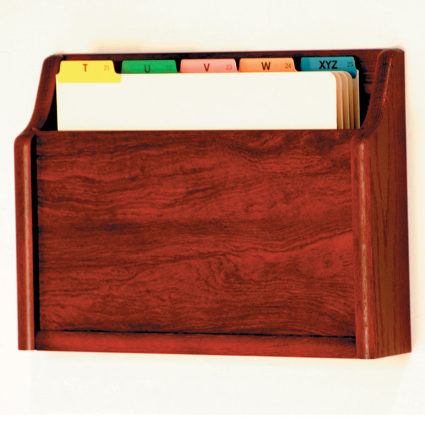 Wooden Mallet Wood Flat Files Wall Mount File Holder & Reviews | Wayfair