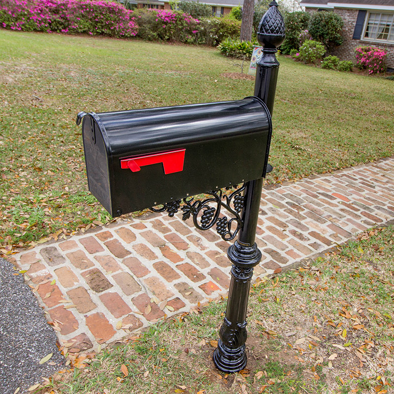 Vandalet Mailbox Co. 56" H In-Ground Decorative Post & Reviews | Wayfair