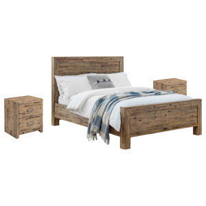 Union Rustic Avondale Solid Wood 2 Piece Bedroom Set & Reviews ...