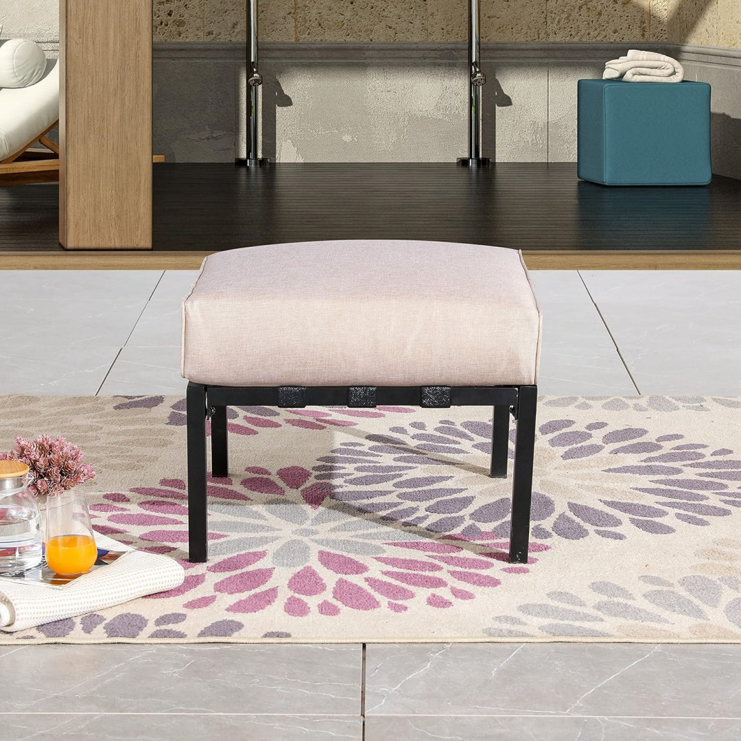 Pad Liquidators Patio Foot Rest Outdoor Ottoman Modern Footstool For ...