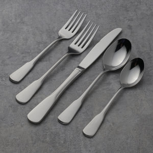 Oneida Colonial Boston 45 Piece Everyday Flatware Set, Service For 8 ...