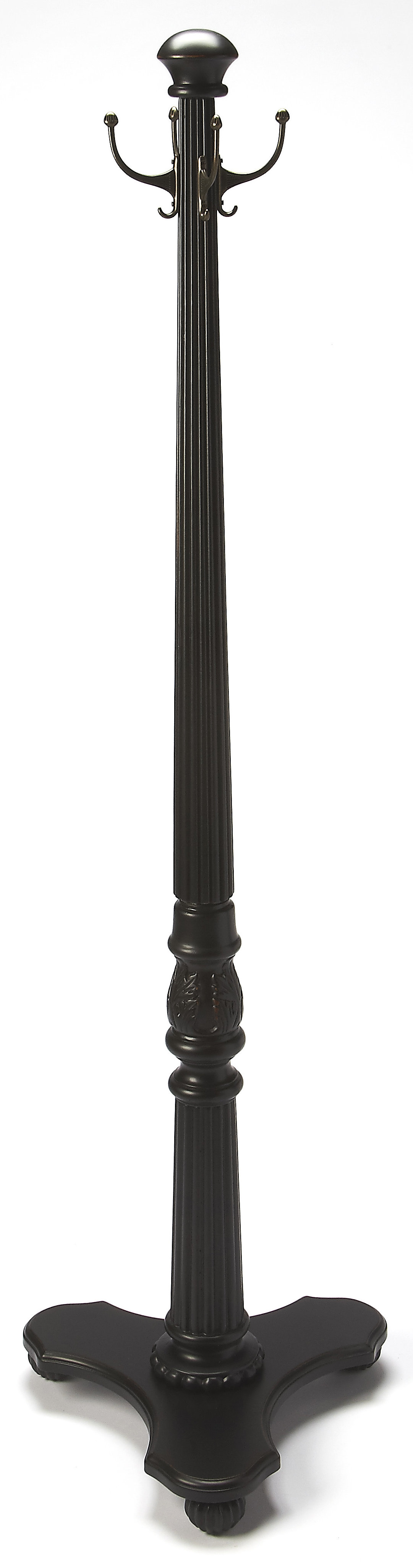 Alcott Hill® Costumer Gresham Licorice Coat Rack Base | Wayfair