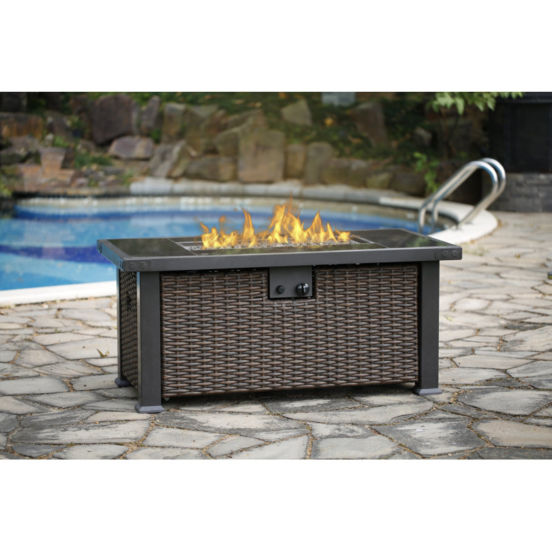 Heatmaxx Steel Propane Fire Pit Table | Wayfair