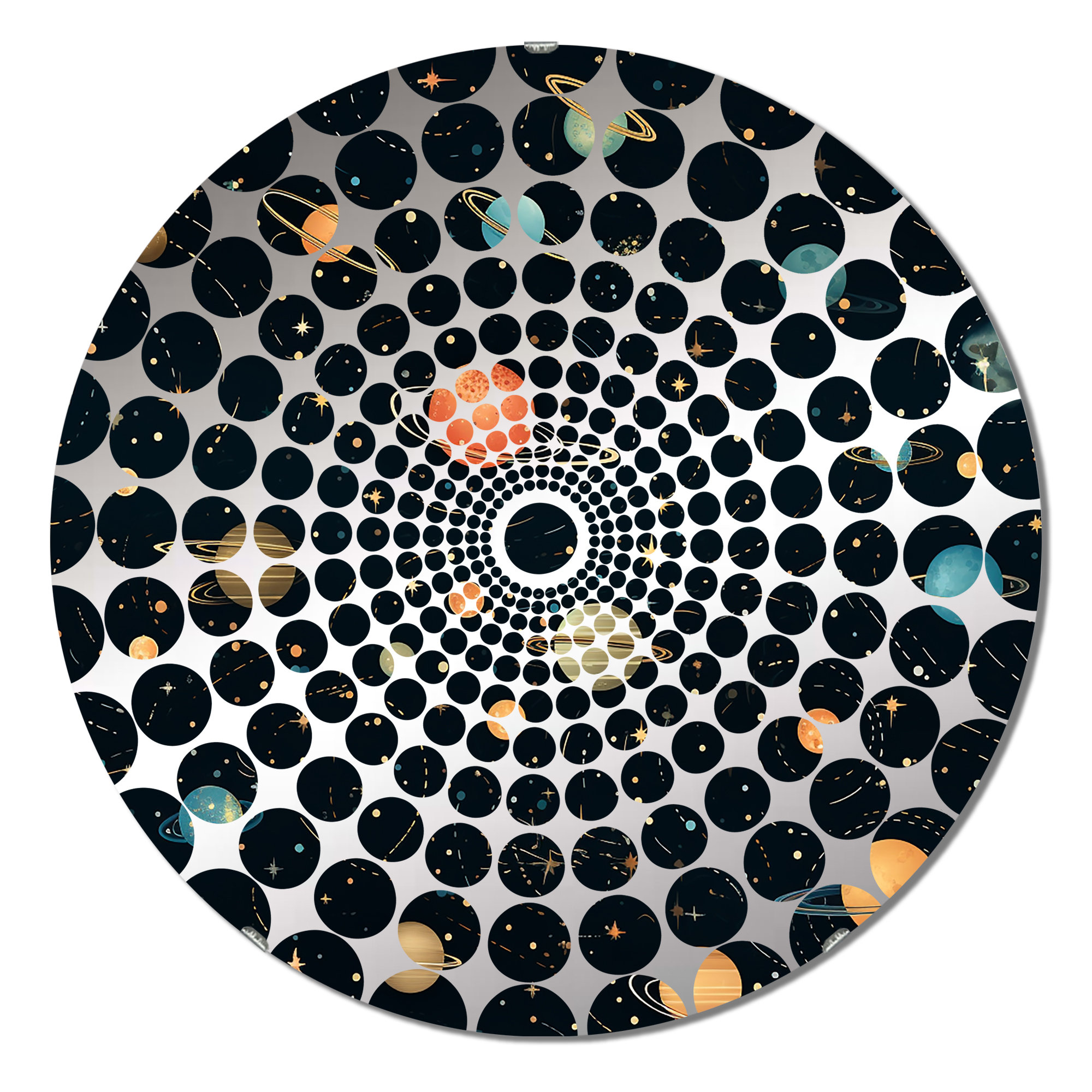 Design Art Celestial Constellations Pattern For Teens - Concentric ...