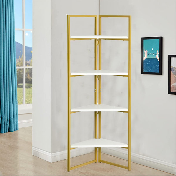 Mercer41 Dawyne Corner Bookcase | Wayfair