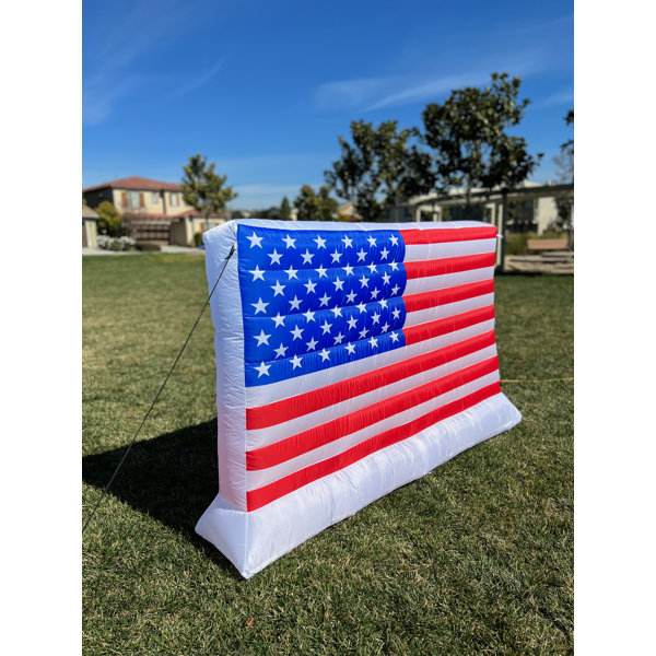 The Holiday Aisle® 6 Foot Long Lighted Patriotic Independence Day 4th ...