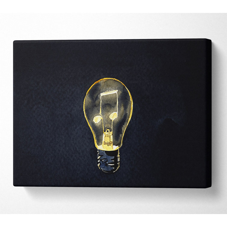 ClassicLiving Musical Light Bulb - Wrapped Canvas Art Prints | Wayfair ...